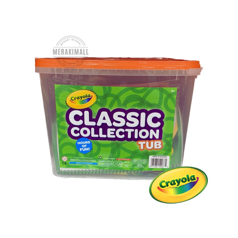 Crayola Classic Collection Tub Colouring Set | Marker | Twistable ...