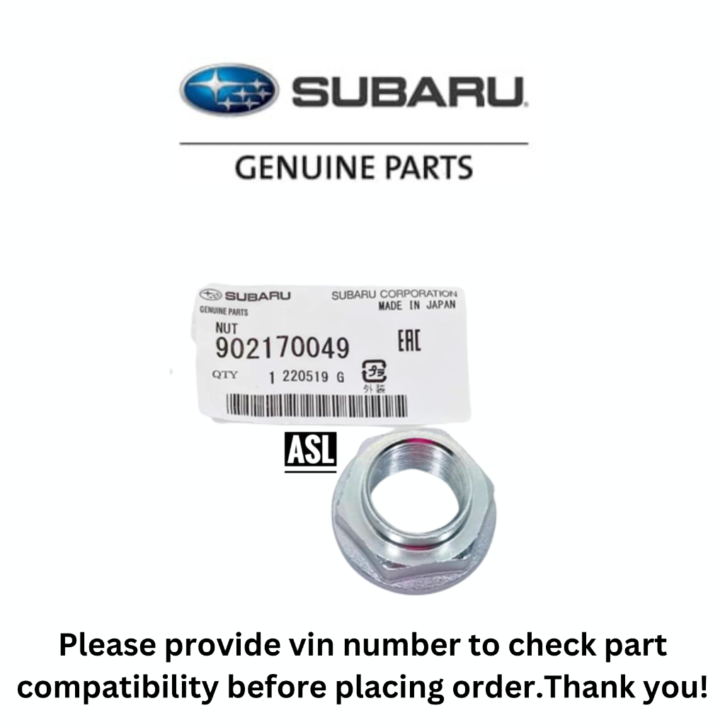 902170049 Genuine Subaru Axle Nut BRZ Exiga Forester Impreza WRX STI ...
