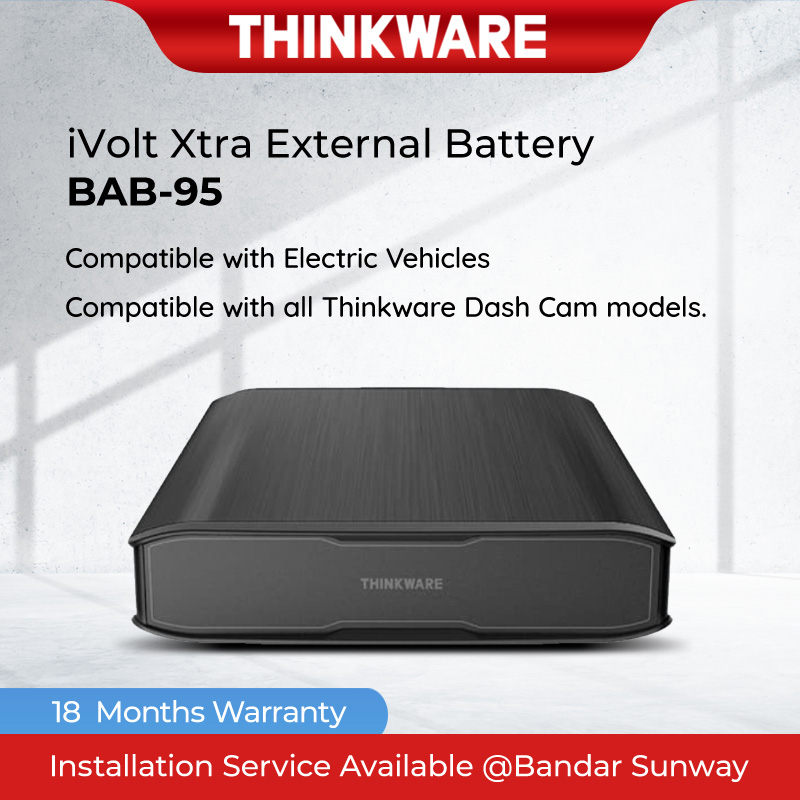 Thinkware iVolt Xtra BAB-95 External Battery Pack for dashcam parking ...