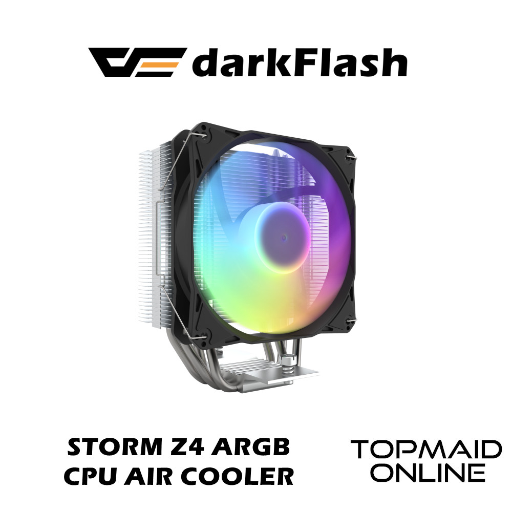 AIGO DARKFLASH STORM Z4 ARGB CPU AIR COOLER | Shopee Malaysia
