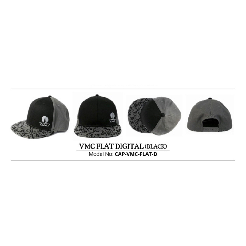 VMC Flat Digital (Black) Fishing Cap | Shopee Malaysia