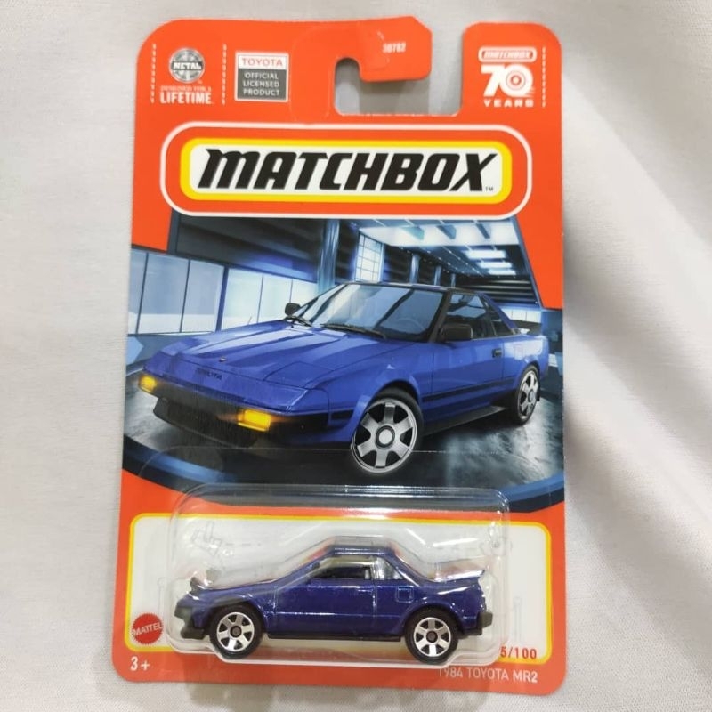 Matchbox 1984 Toyota MR2 - Opened Head Light Blue (95/100 - 2023 ...