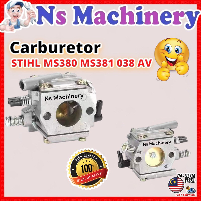 STIHL MS380 MS381 038 AV Carburetor Chainsaw 038AV Senso Carburetor ...