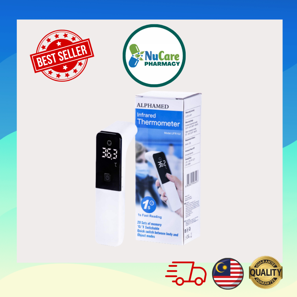 ALPHAMED INFRARED THERMOMETER UFR102 | Shopee Malaysia