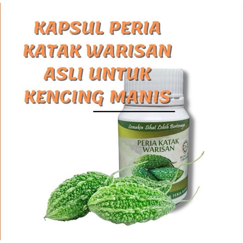 [SALES] Kapsul Peria Katak Warisan Asli (60 Capsules) / Kawal Gula ...