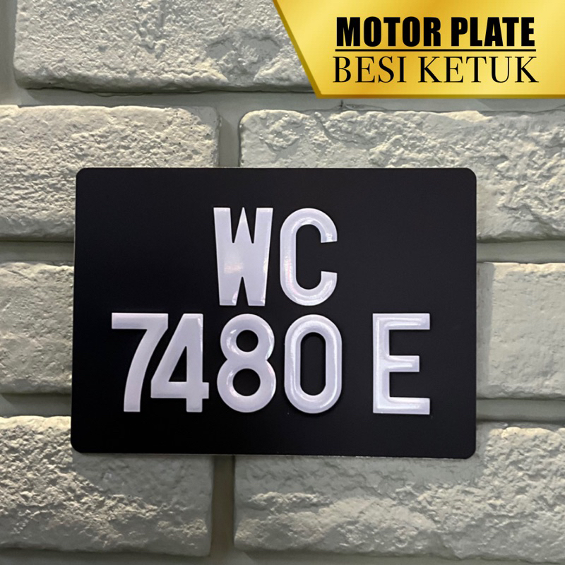 (D) [JPJ APPROVED NOMBOR PLATE MOTOR BESI KETUK] Motor plate number ...