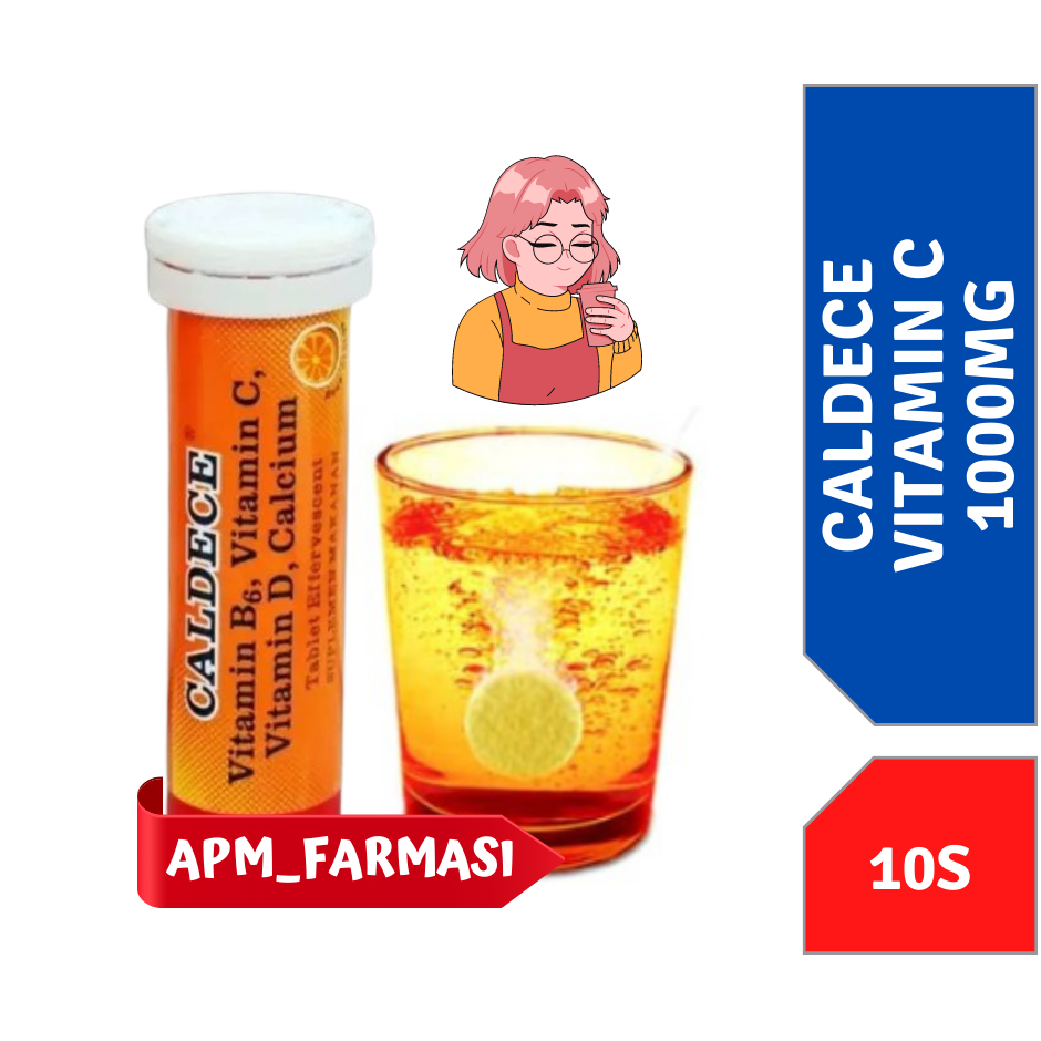 [EXP:11/2025] CALDECE VITAMIN C 1000MG (10'S/20'S) | Shopee Malaysia
