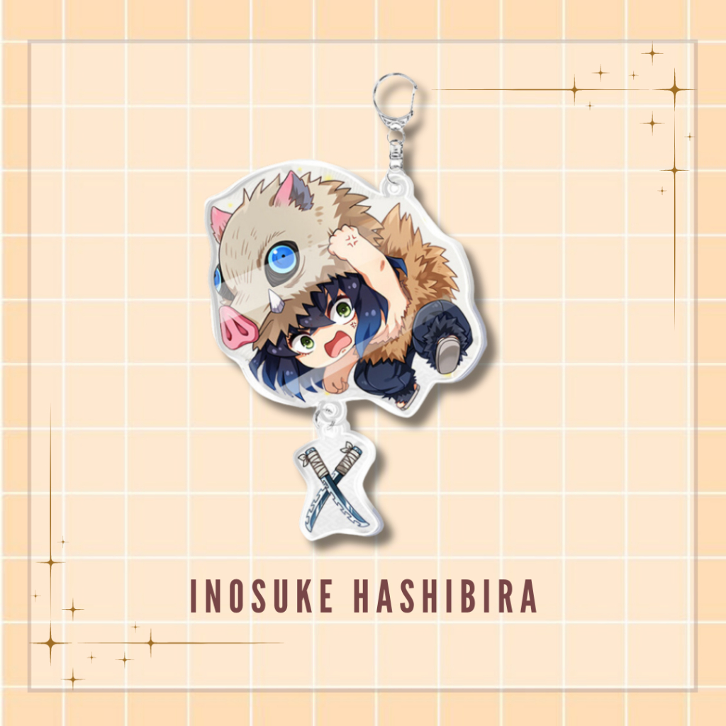 Demon Slayer Anime Manga Acrylic Keychain Merchandise Pendant Souvenir ...