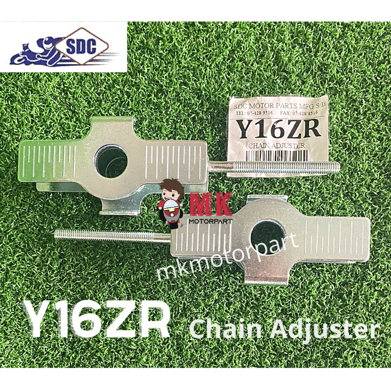 (2Pcs) CHAIN ADJUSTER Set Yamaha Y16zR / Ysuku Y16 Exciter LC155 ...