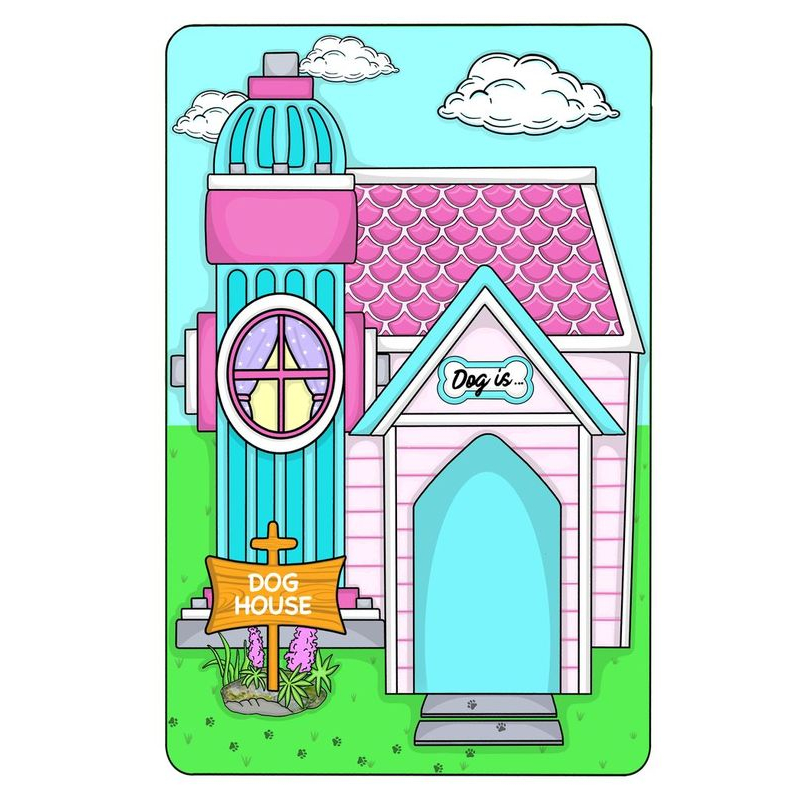 (PDF) Busy Book Dog House Kids Activity 11 pages SOFTCOPY PRINTABLE ...