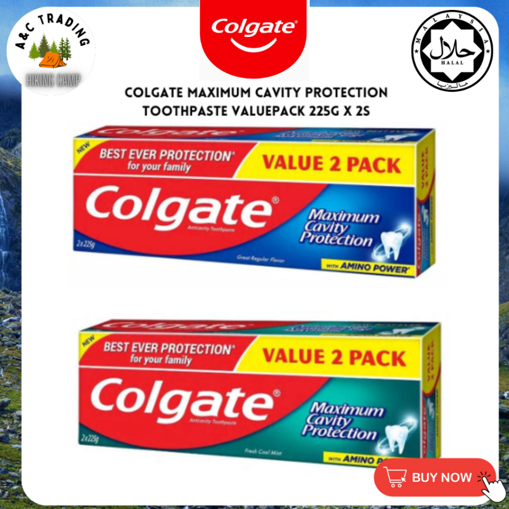 Original Stock Colgate Maximum Cavity Protection Toothpaste Valuepack ...