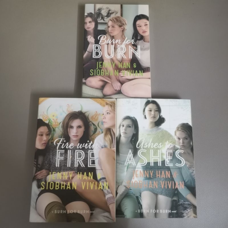 Burn For Burn Complete Trilogy Series Set by Jenny Han & Siobhan Vivian (Burn for Burn, Fire ...