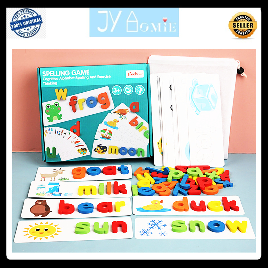 Board Game ABC Spelling Game ABC Puzzle ABC Letter Card Kid Puzzle ...