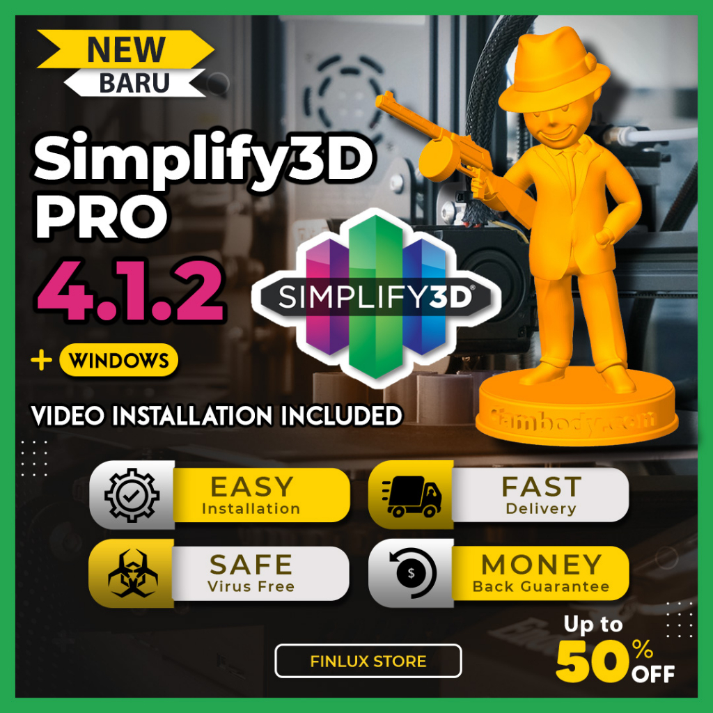 [VIDEO] Simplify3D v4.1.2 Lifetime For Windows | 3D Printing Software | Simplify 3D | Shopee ...