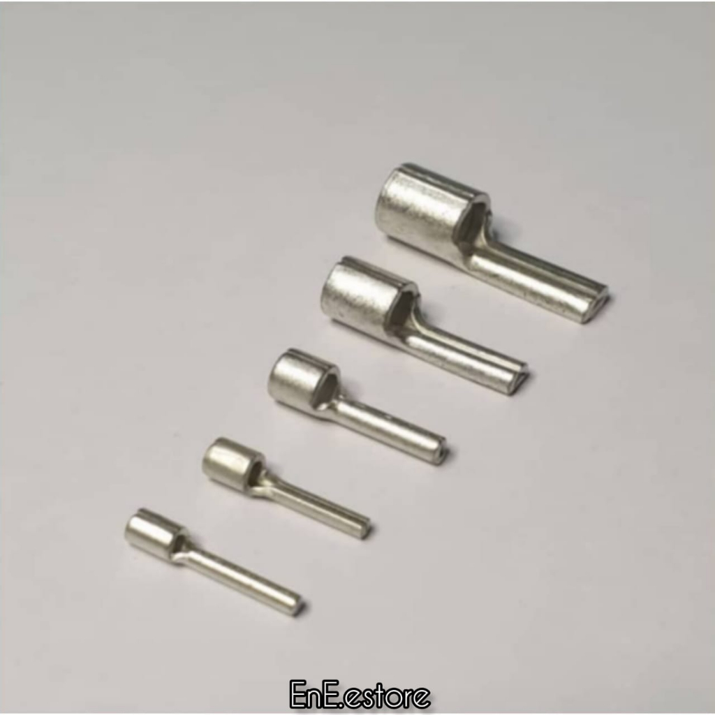 [100PCS/PACK] NON INSULATED PIN TERMINAL [ROUND PIN] 10MM / 16MM / 25MM ...