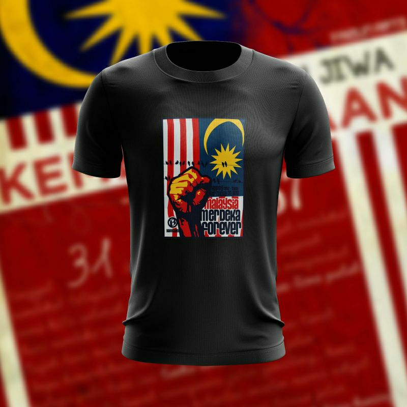 Jersey Malaysia Merdeka Selamanya Tee Edisi Merdeka | Shopee Malaysia