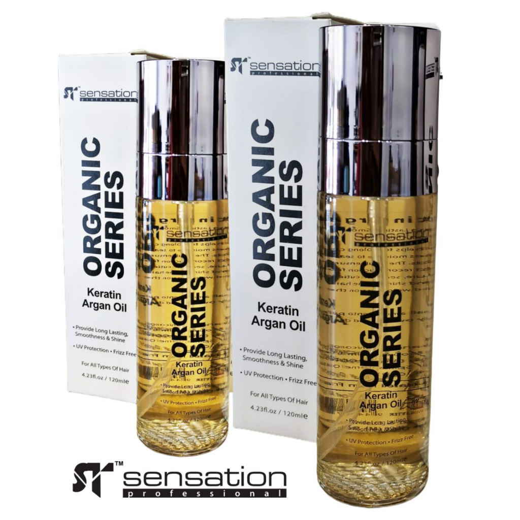ST Sensation Keratin Argan Oil / Sensation Hair Serum Oil / Minyak ...