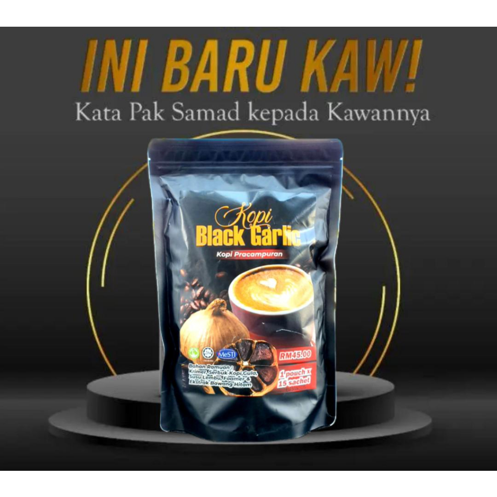 Kopi Black Garlic Buatan Malaysia Black Garlic | Bawang Hitam | Bawang ...