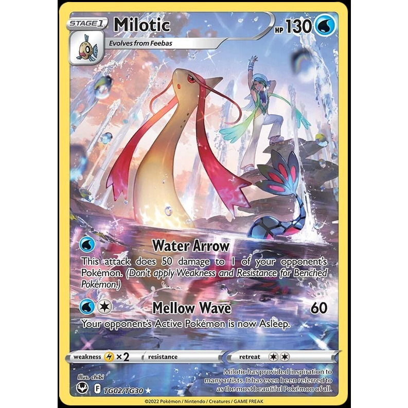 Milotic - TG02/TG30 - Holo Rare Silver Tempest - Pokémon Card TCG ...