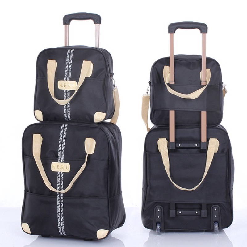 Travel Trolley Travel 2 in 1 Luggage Bags Unisex Waterproof Cases ...