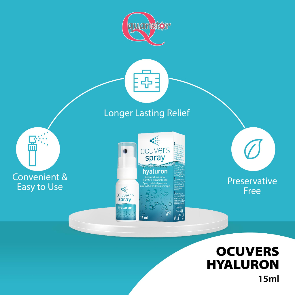 Ocuvers Spray Hyaluron (15ml) (Exp: 10/2025) | Shopee Malaysia