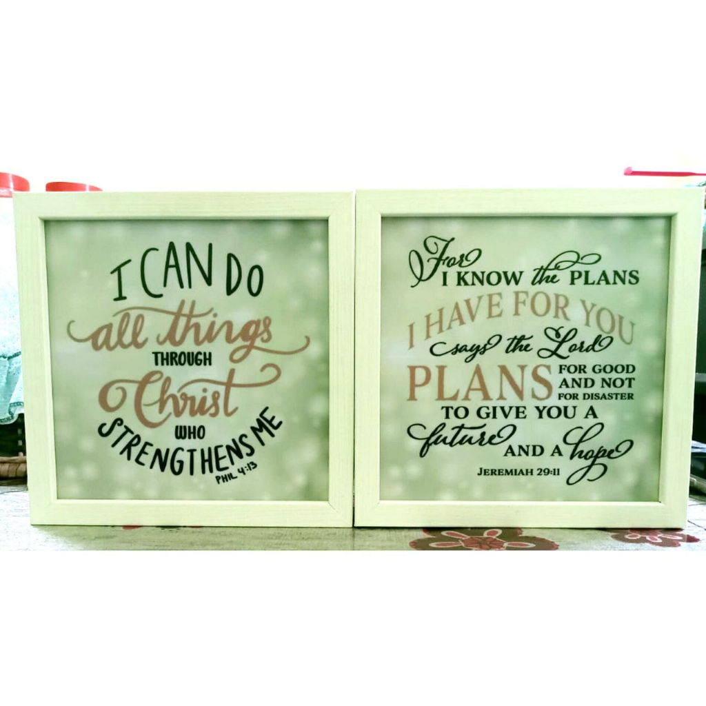 MDF Light Box with Bible Verse • Christian Gift • Good News and ...