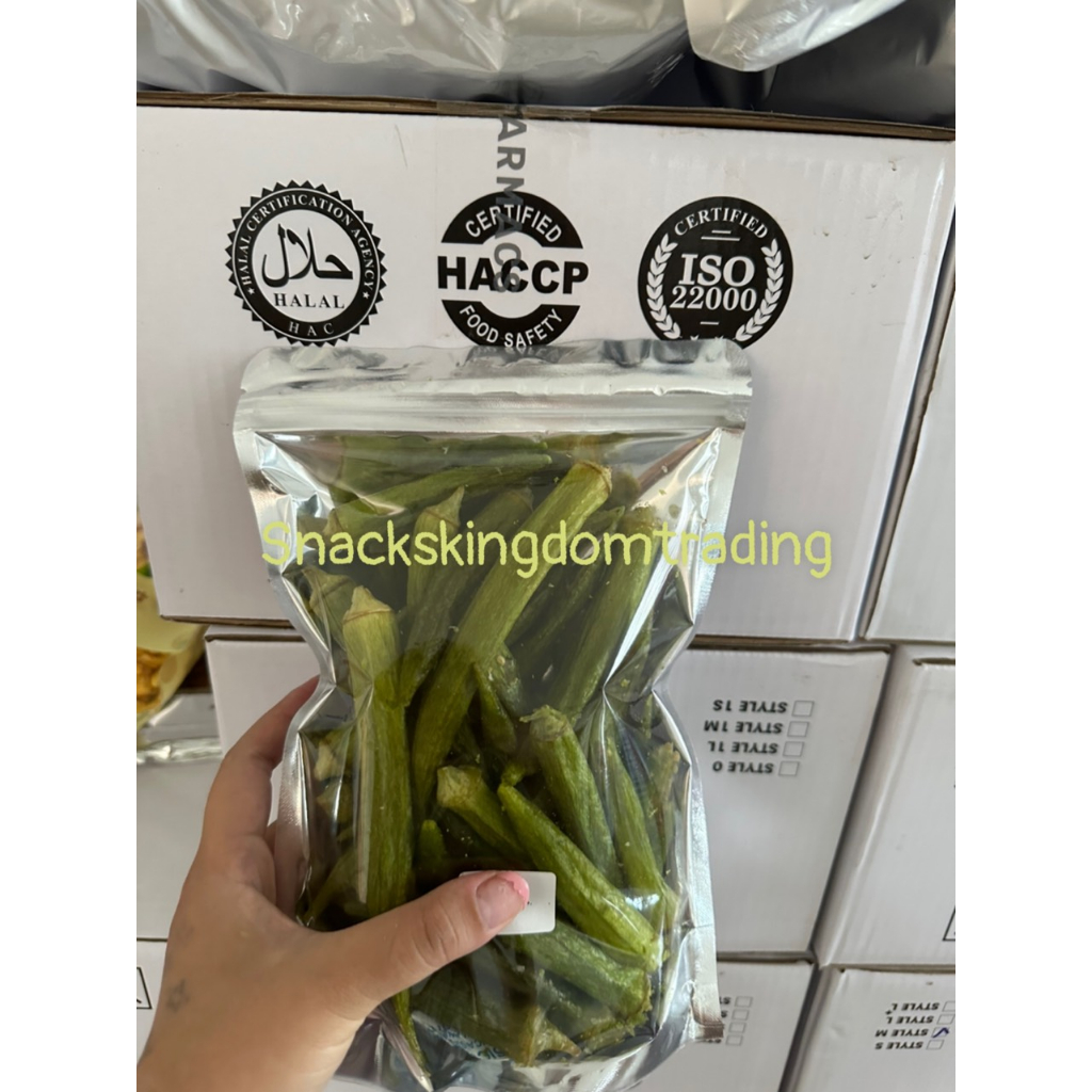 [[100gr]] Natural crispy dried OKRA(BENDI)MIX VEGE//NANGKA MADU Dried ...