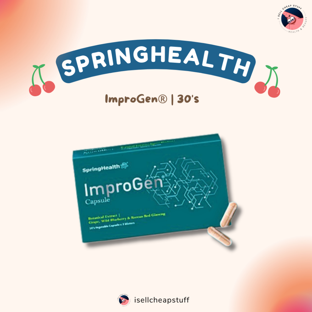 SpringHealth ImproGen Vegetable Capsule 30's | Shopee Malaysia