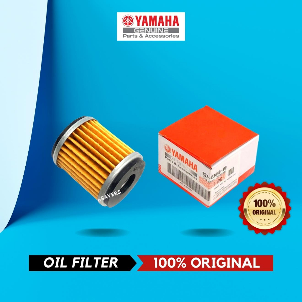 Dijamin Tulen 100% Yamaha Genuine Parts Motor / Scooter Oil Filter ...