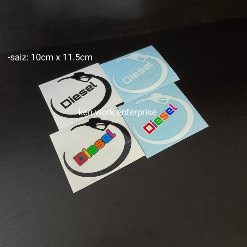 sticker diesel reminder for gasoline cap | Shopee Malaysia