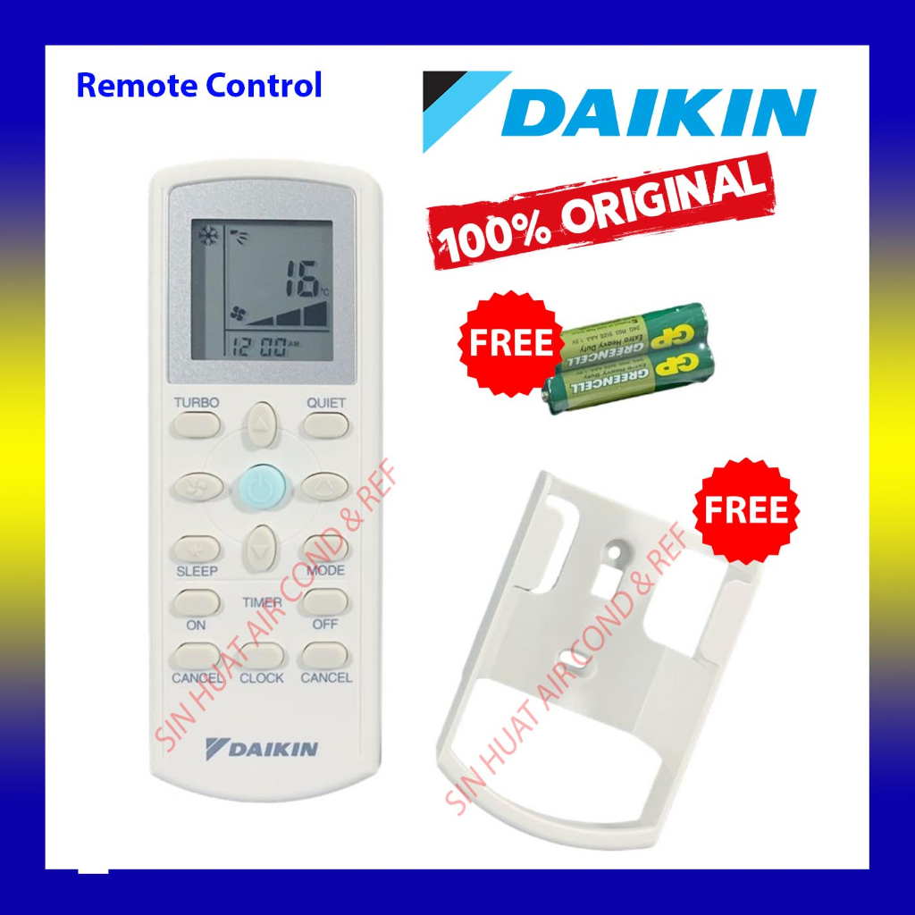 (ORIGINAL) REMOTE CONTROL DAIKIN GENUINE REMOTE DGS01 ACSON ECGS01-i ...