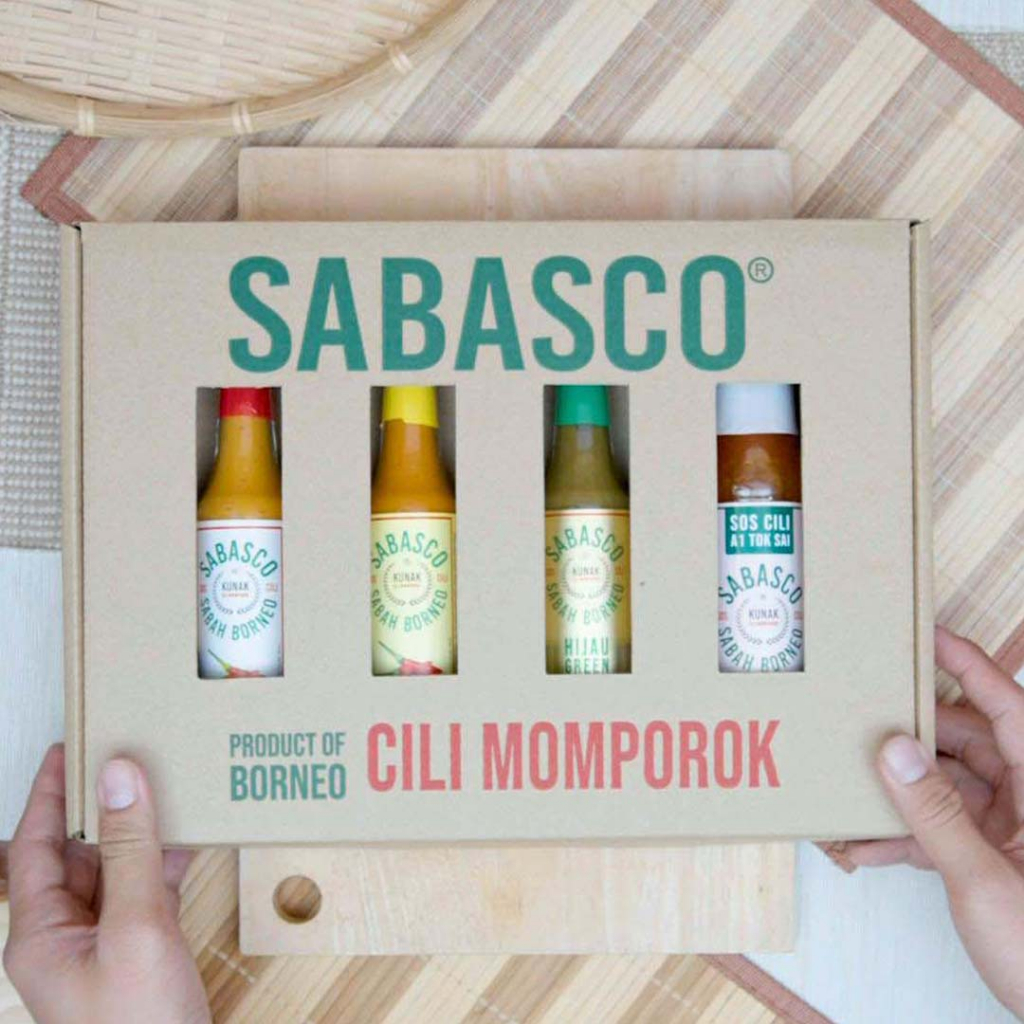 Sabacco Sabah Chilli Sauce - Momporok Chilli, Kunak (Gift Set of 4 ...