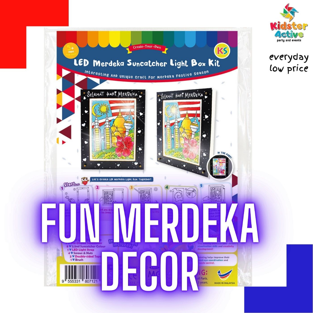 LED Merdeka Suncatcher Light Box Kit | Shopee Malaysia