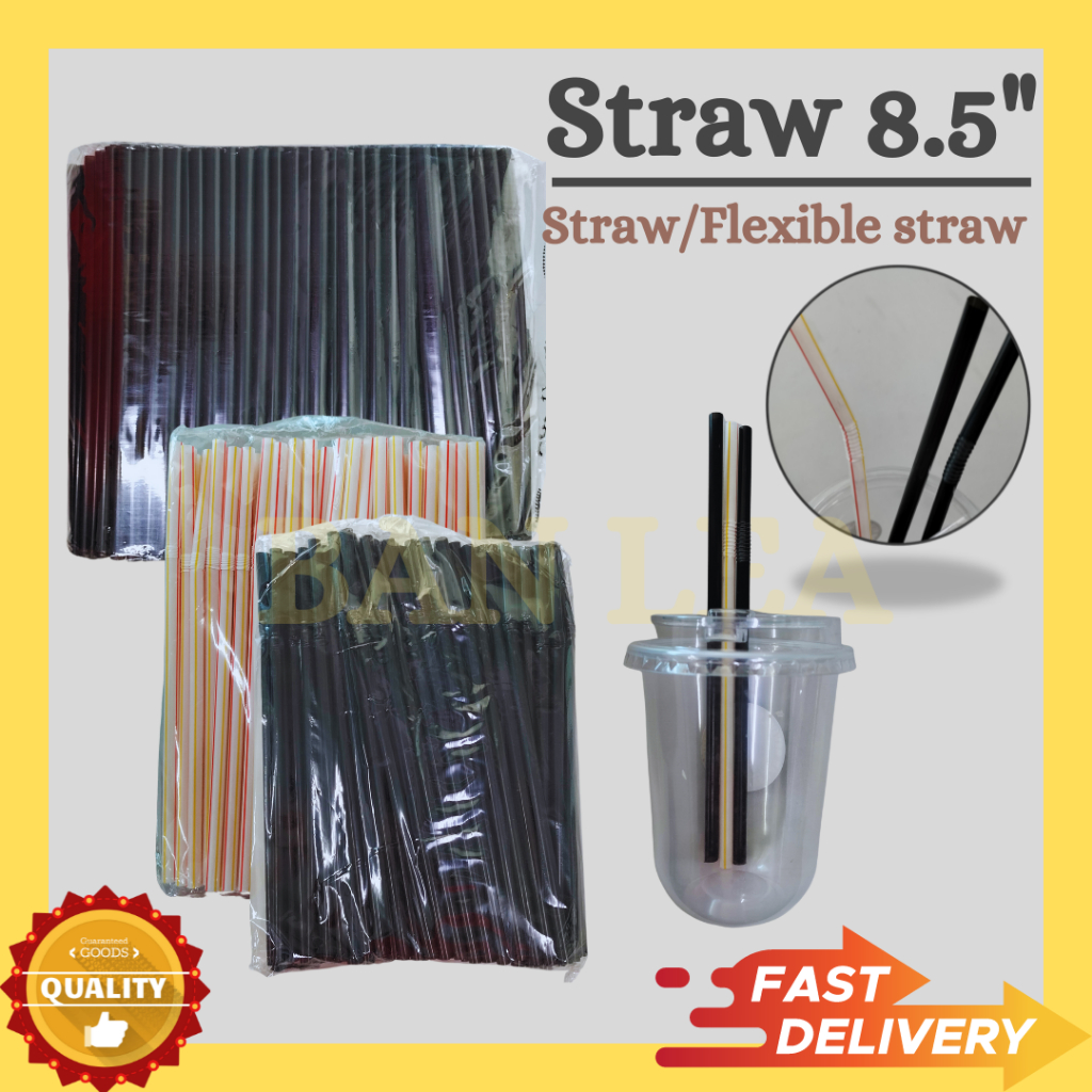 Straw/Flexible straw (8.5") | Shopee Malaysia