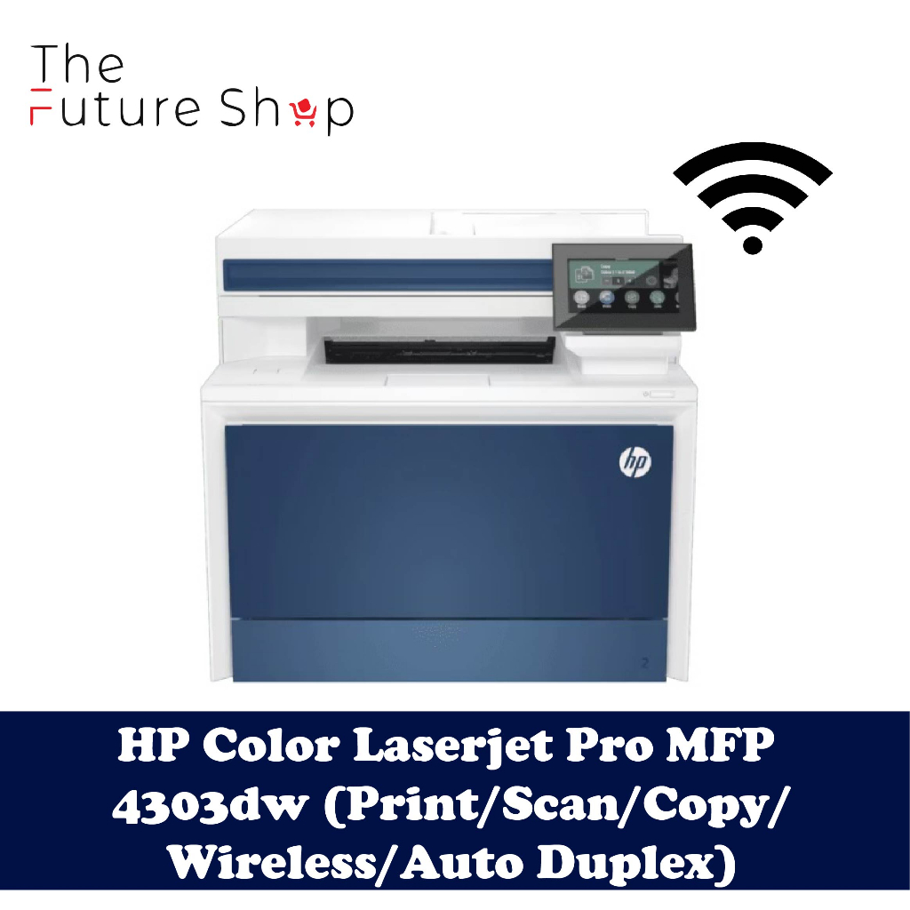 New Model HP Color LaserJet Pro MFP 4303dw Printer (5HH65A) - Wireless ...