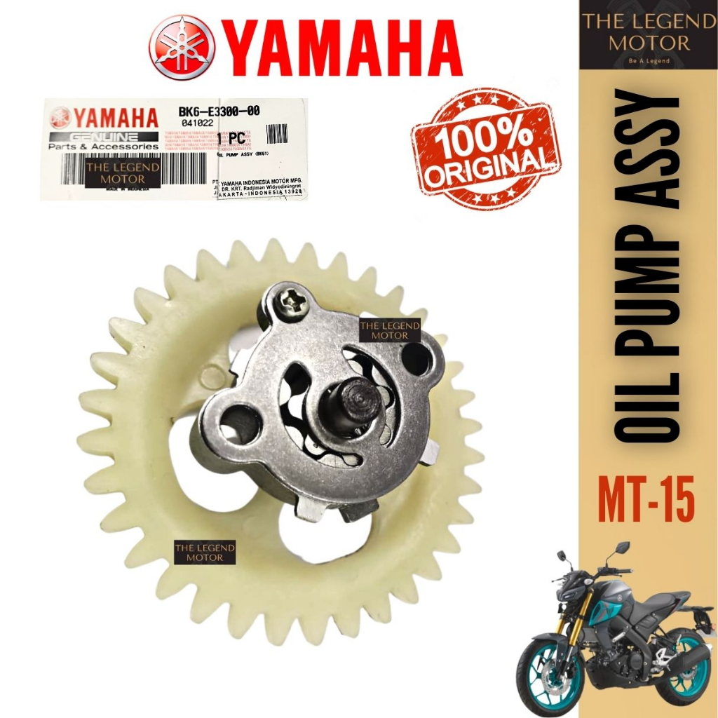MT15 MT-15 Oil Pump Assy Pam Minyak Hitam Engine Pum Gear Enjin Gier ...