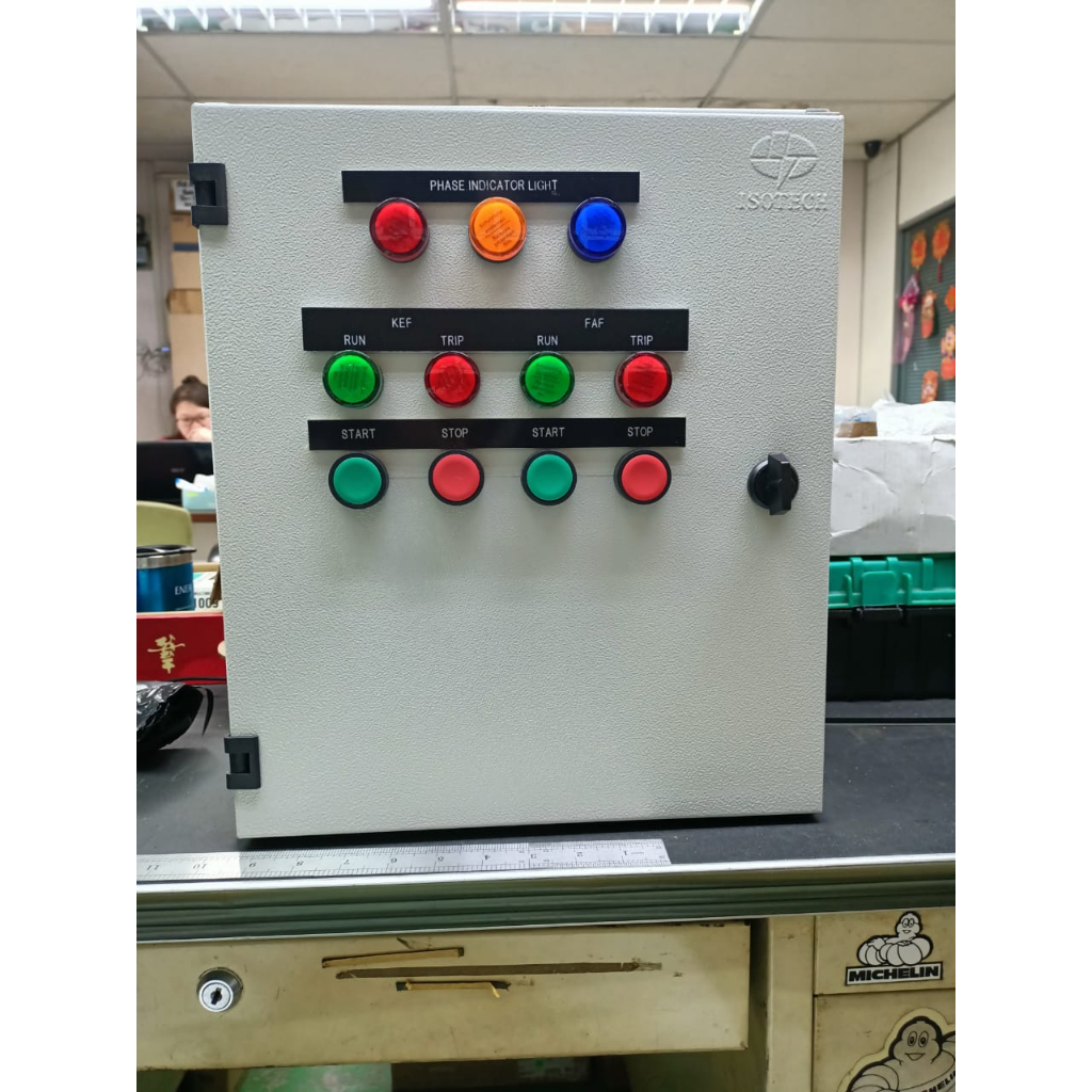 Dual DOL Starter Control Panel for Pumps, Fans, AIr-Cond etc. | Shopee ...
