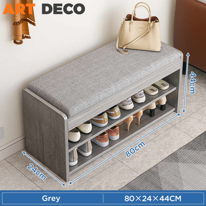 Shoe Storage Bench Shoe Rack Shoe Cabinet Storage Stool Rak Kasut Shoe ...