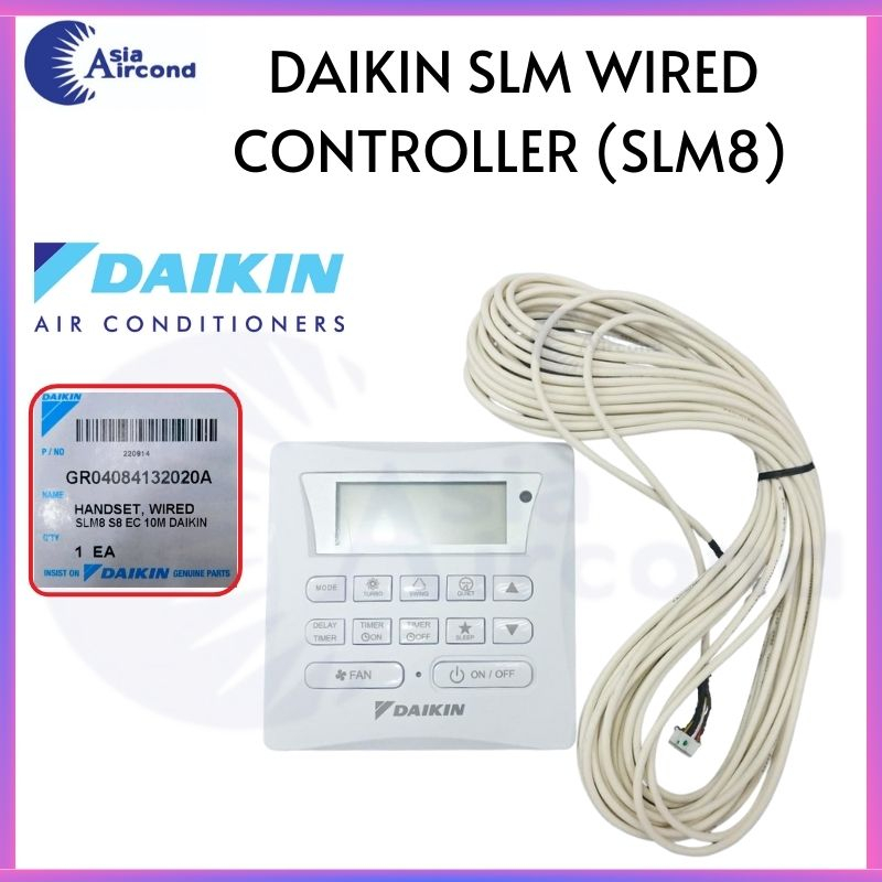 DAIKIN SLM WIRED CONTROLLER 【SLM8】(GR04084132020A) | Shopee Malaysia