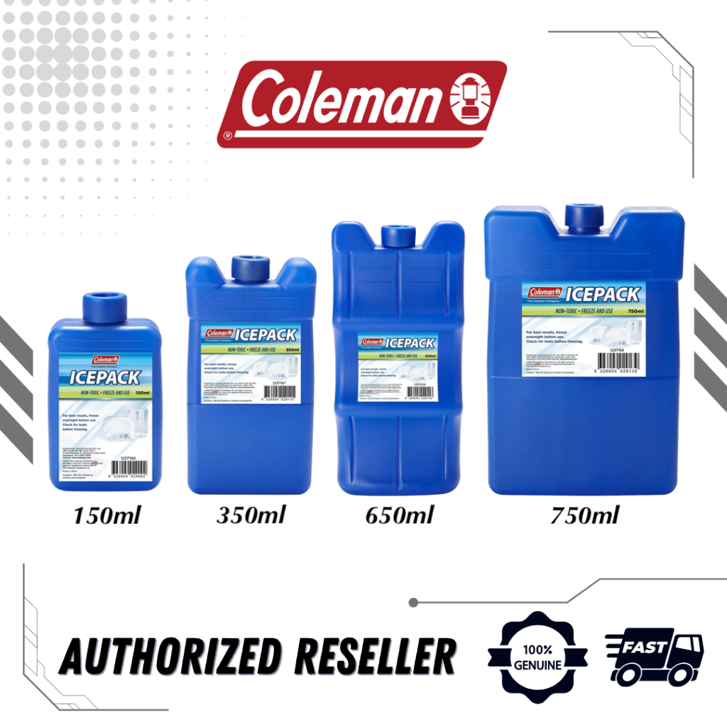 COLEMAN Ice Pack (150ml / 350ml / 650ml / 750ml ) Original | Shopee ...