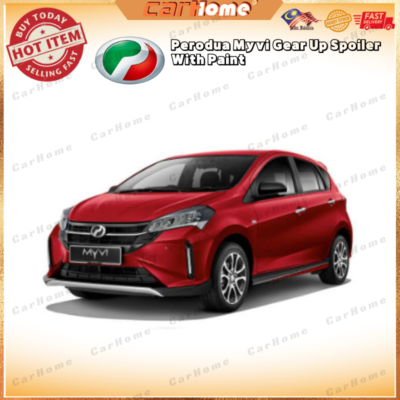 PERODUA MYVI GEN3 2022 GEAR UP ACE SPOILER ABS REAR SPOILER | Shopee ...