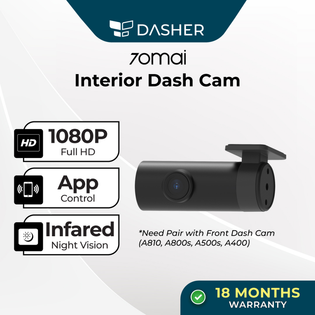 [Add on Module]70mai Interior Dash Cam FC02 Car Camera Recorder 1080P ...