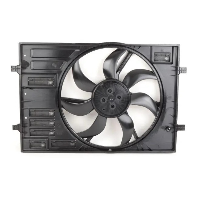 5Q0121203DA RADIATOR FAN WITH BRACKET FOR AUDI A3 Q3 VW ARTEON GOLF ...