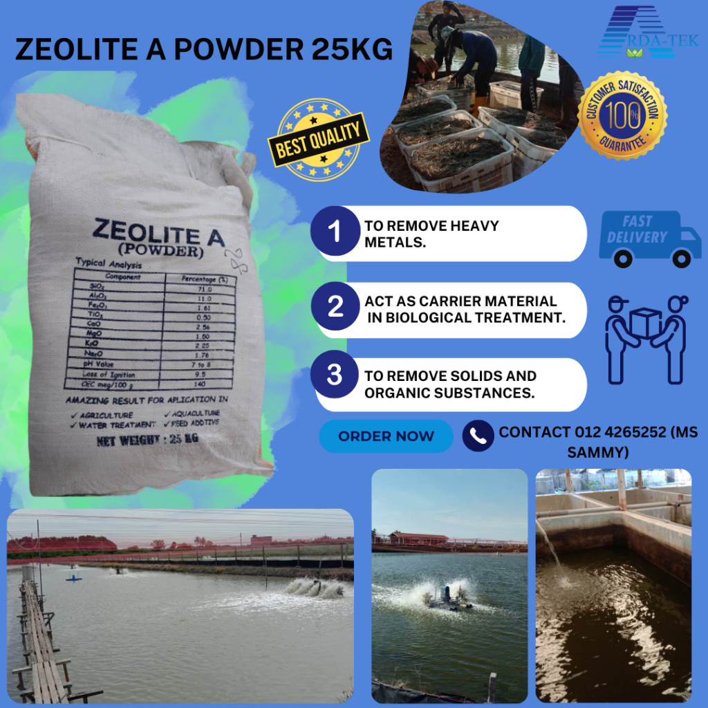 DETOX ZEOLITE A POWDER FOR REMOVE HEAVY METAL /PEMULIHAN &PERAWAT TANAH ...