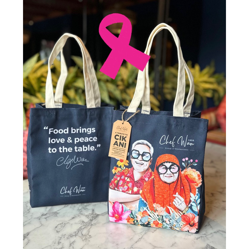De.Wan 1958 by Chef Wan Canvas Tote Bag A Tribute to Cik Ani Limited ...
