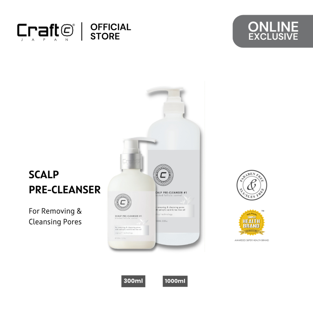 CRAFT SCALP PRE-CLEANSER #1 ( Removing & Cleansing Pores ) | Shopee ...