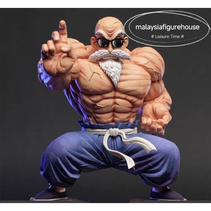 🔥READY STOCK🔥25CM DRAGON BALL CS MUSCLE MASTER ROSHI SIFU RESIN FIGURE ...