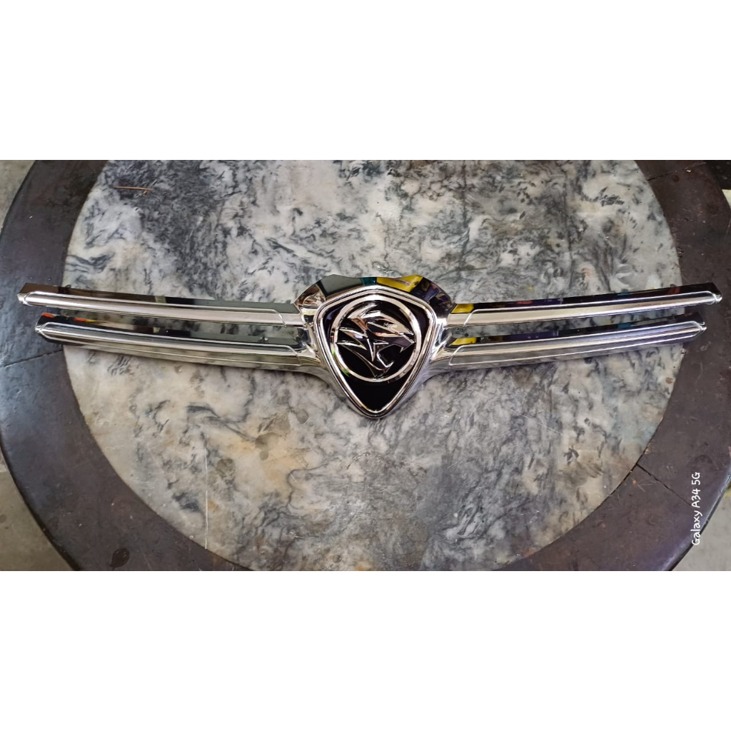 Saga VVT 2016-2018 Front Chrome Grill (2 HAND)with Proton 3D Logo (NEW ...