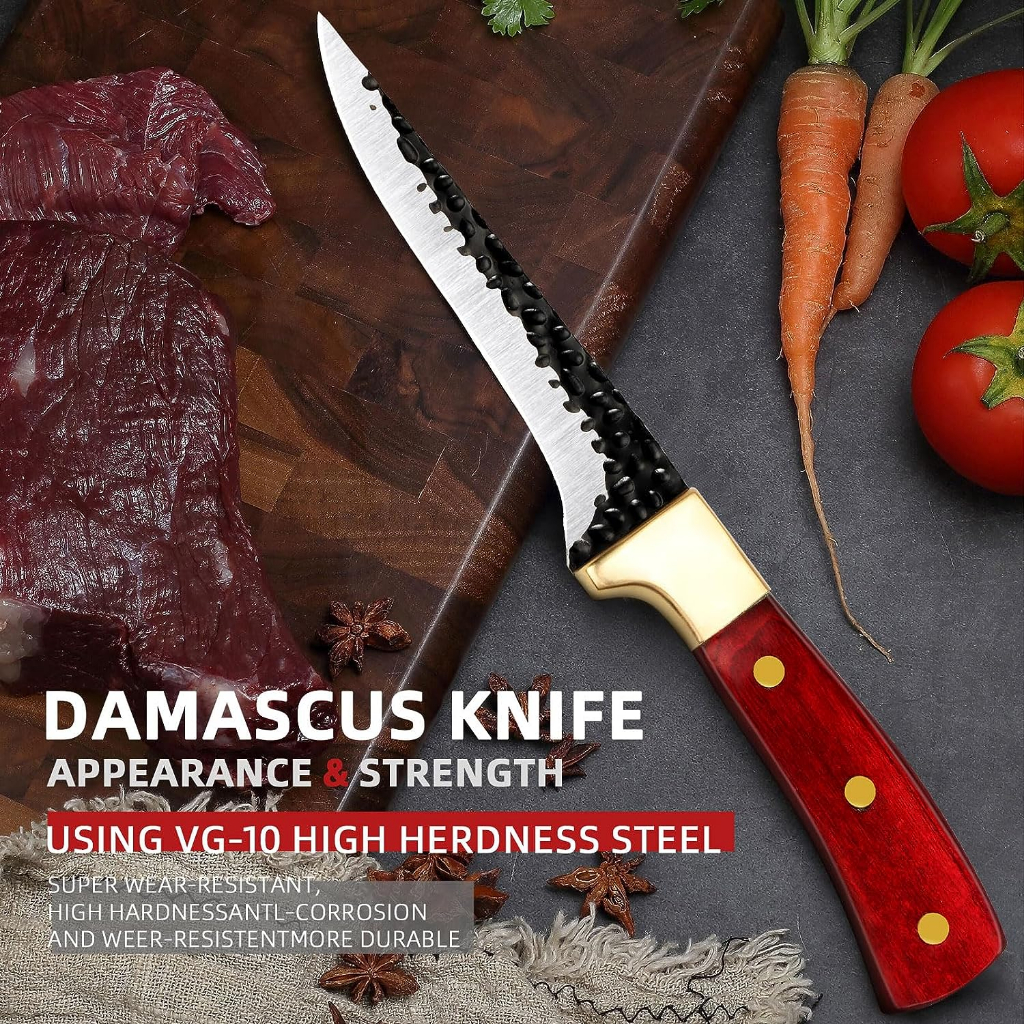 Pisau Dapur Knife High Carbon Steel Fillet Knife, Multipurpose Kitchen ...