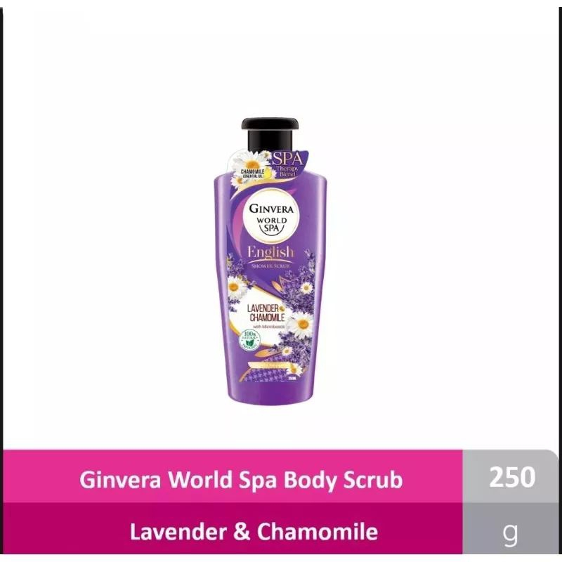 Ginvera World Spa English Shower Scrub - Lavender & Chamomile (250ml ...